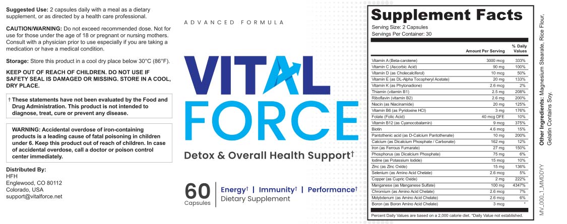 Vital Force Review - Immune Boost Supplement - Health Booster